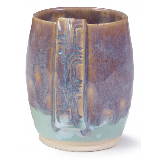 SW-150 Celadon Bloom Under SW-110 Oyster Stoneware Combination